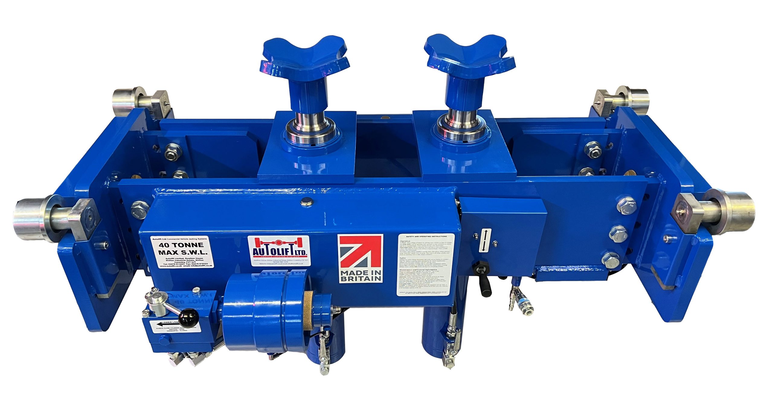 Autolift 40 Tonne Air Powered Hydraulic Twin Ram Pit Jack | MEM Magazine