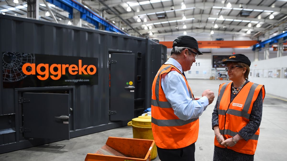 Energy Services Aggreko comment net zero commitments.