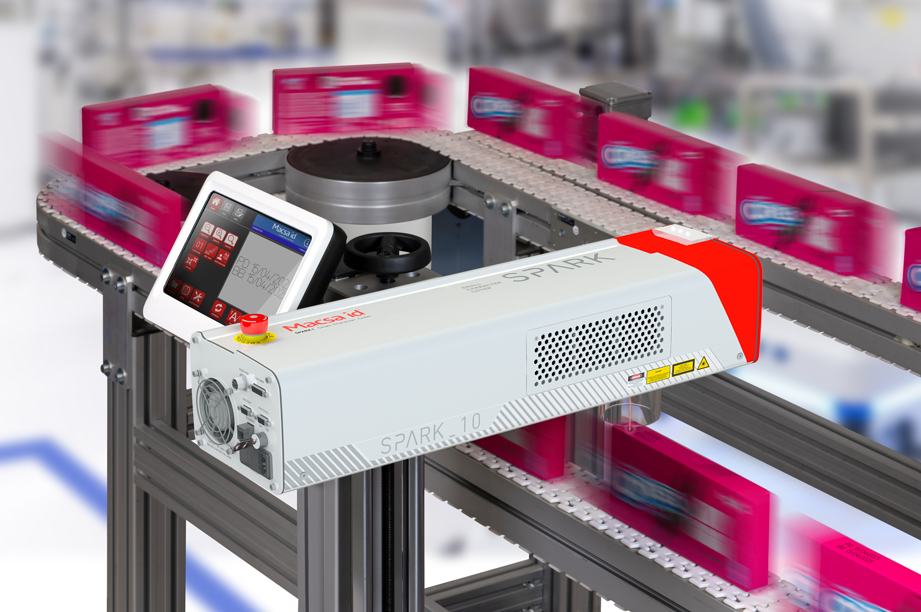 Macsa id UK launch SPARK small character laser coder