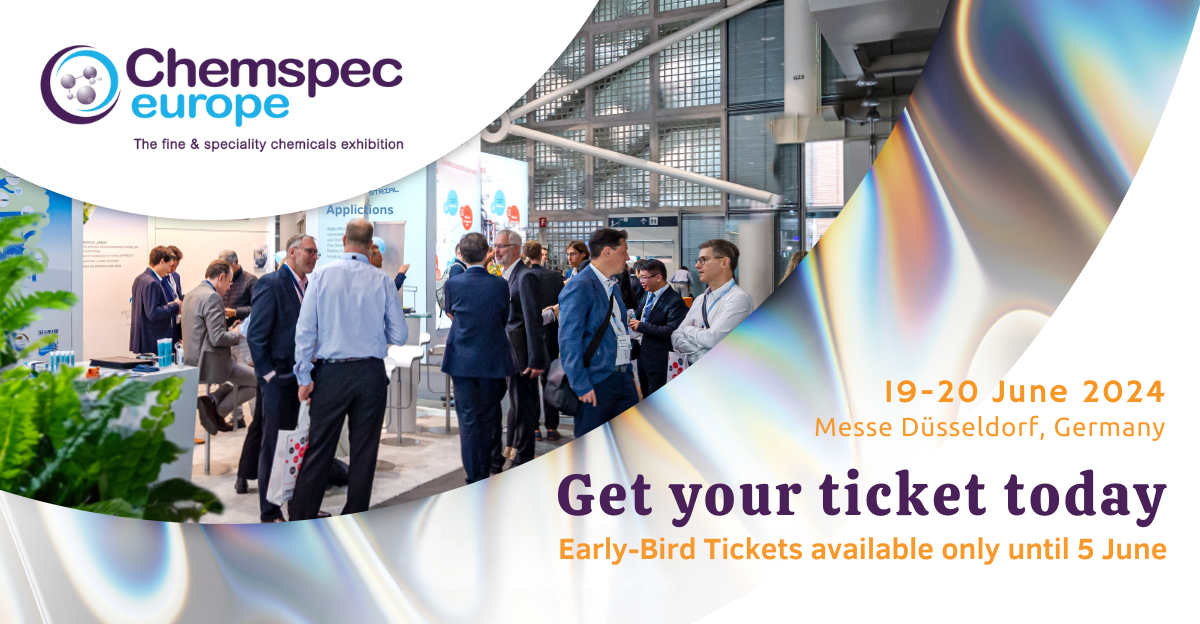 Chemspec Europe 2024 - last chance to secure your spot