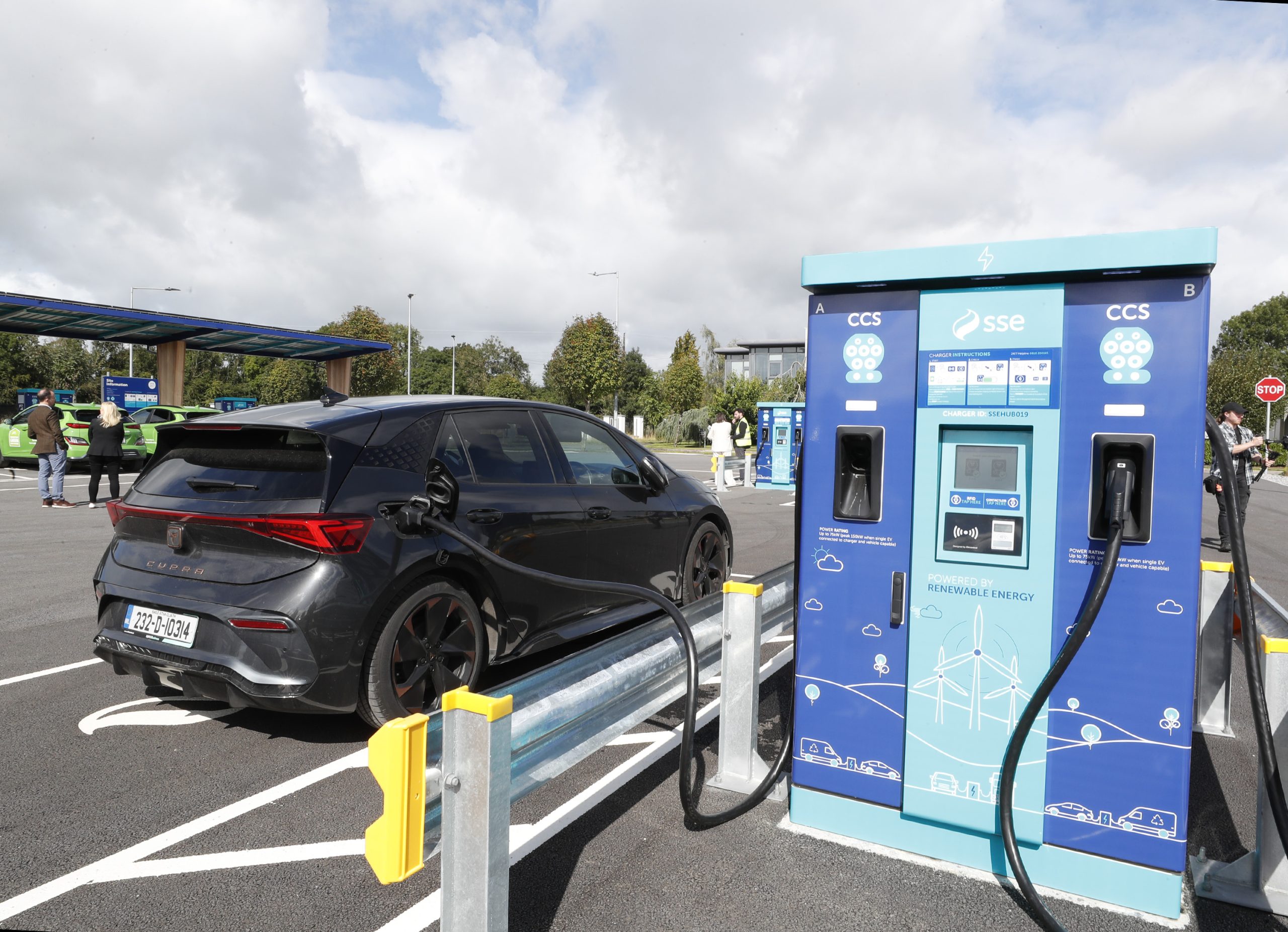 ultra-rapid EV charging hub in Ireland - SSE