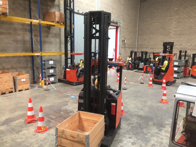 Forklift operator training